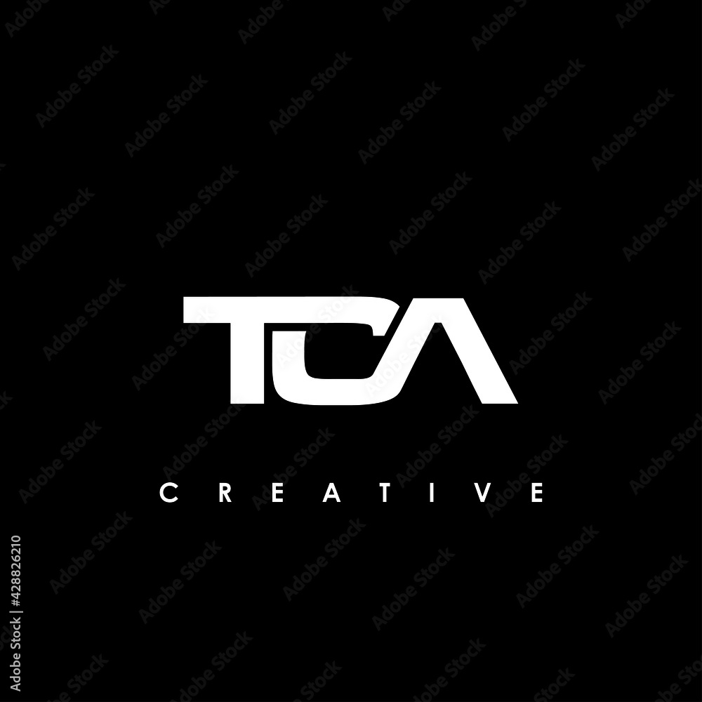 TCA Letter Initial Logo Design Template Vector Illustration Stock ...