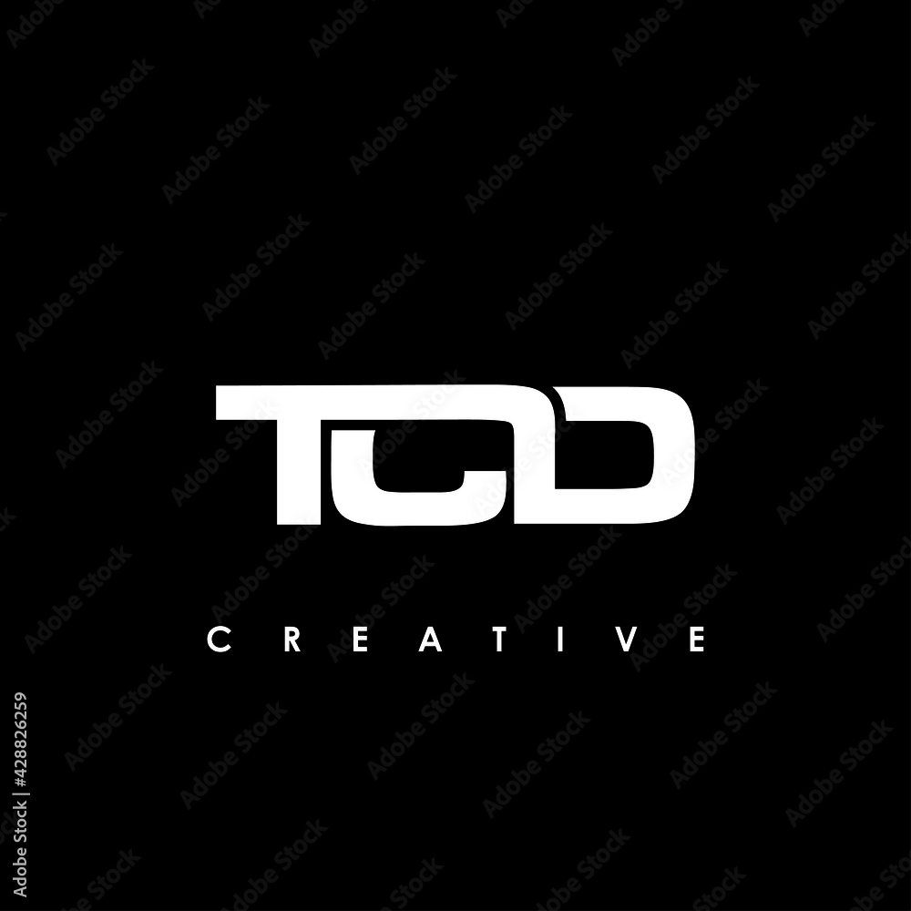 TCD Letter Initial Logo Design Template Vector Illustration Stock ...