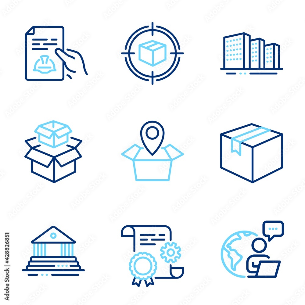 Vecteur Stock Industrial icons set. Included icon as Technical ...