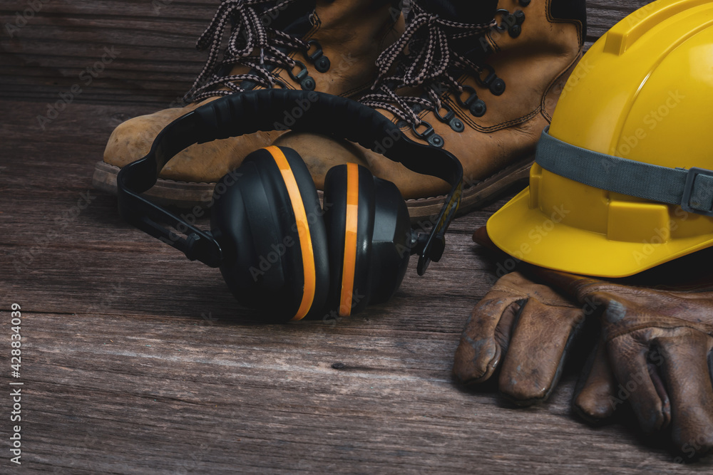 Construction site health and safety concept Stock Photo | Adobe Stock