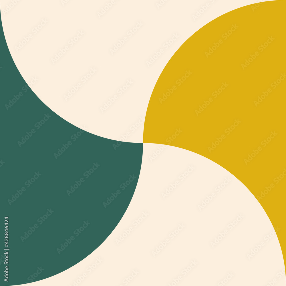 Square template in trending colors 2021. Abstract pattern for printing ...