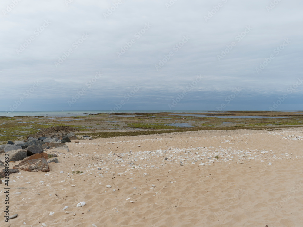 Paysages du littoral Nord-Ouest de l'Île de Ré dans le Golfe de ...
