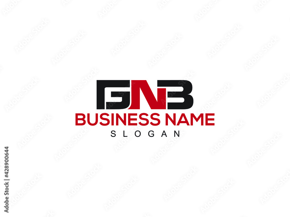 Letter GNB Logo Icon design for You Stock Vector | Adobe Stock