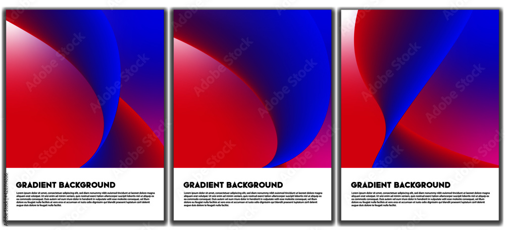 Gradient blend abstract background Free Vector for template banner ...
