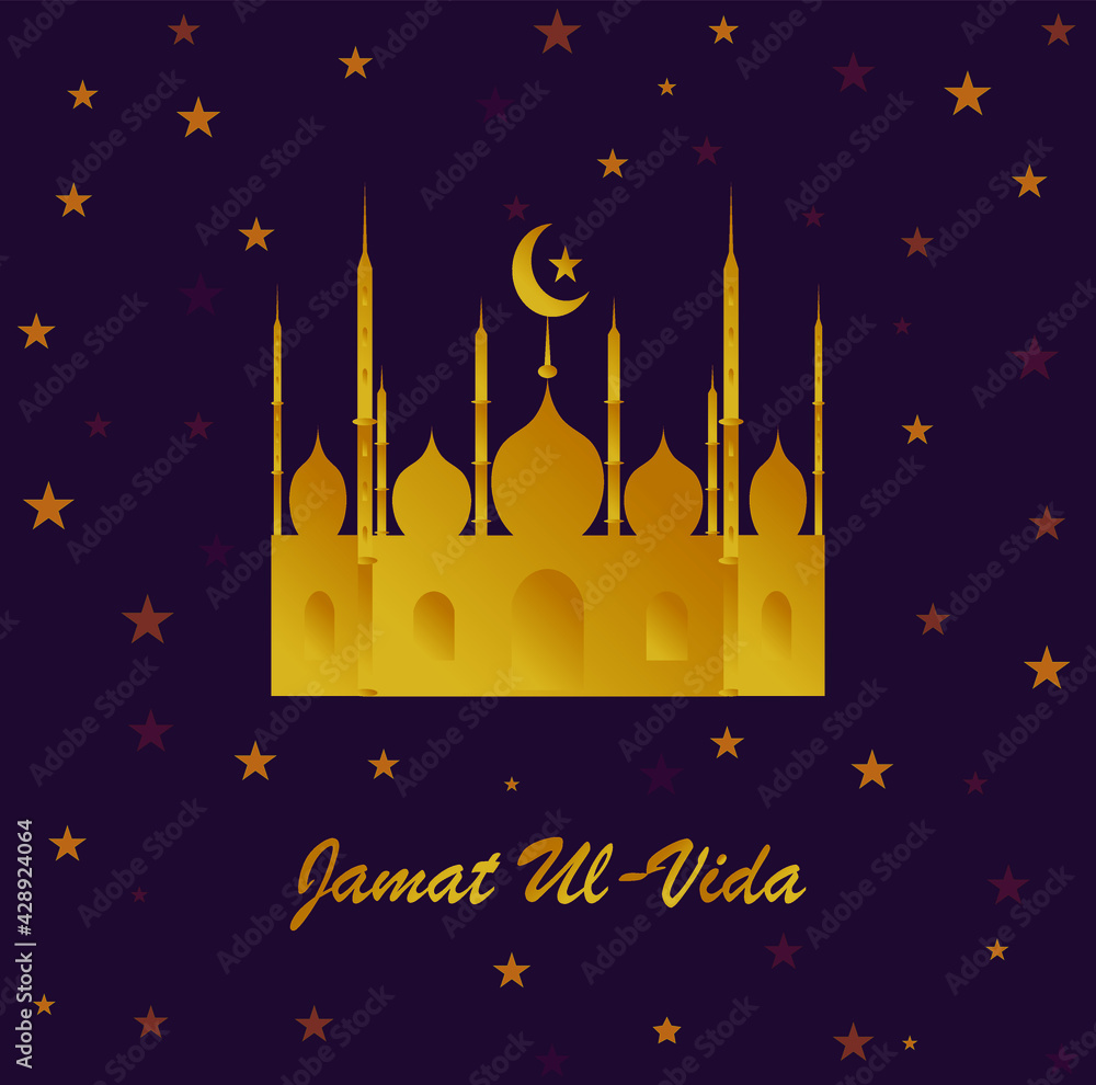 Vector Illustration of Jamat Ul-Vida , last Friday in the month of ...