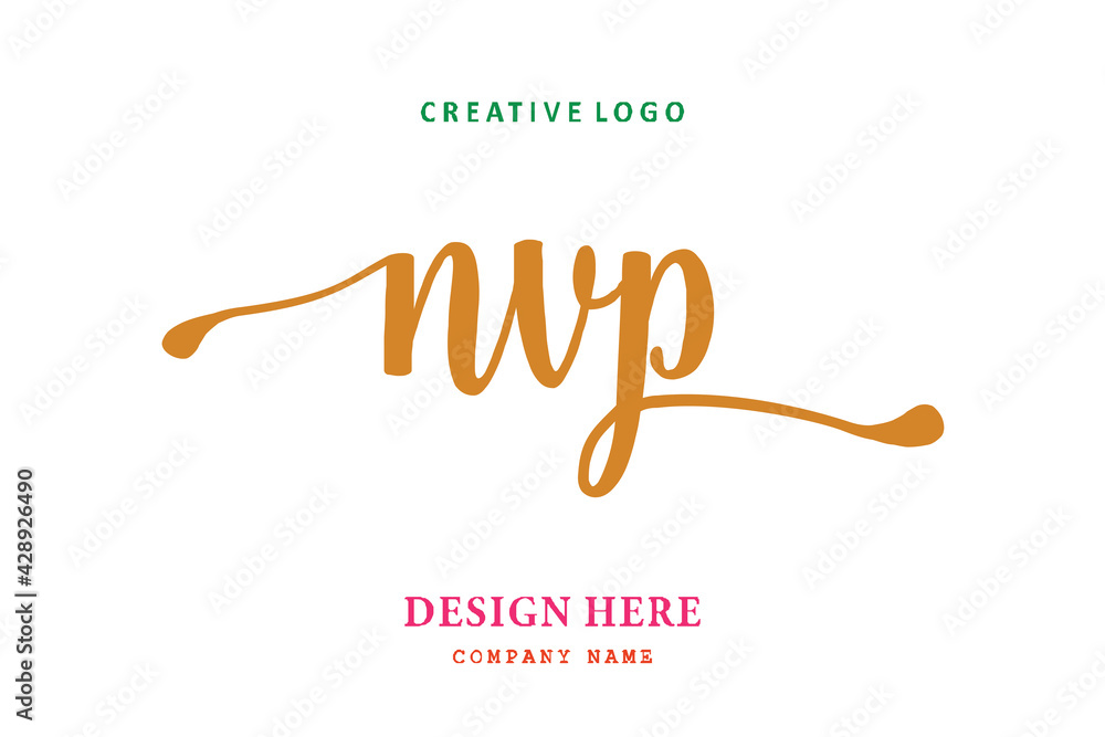 NVP lettering logo is simple, easy to understand and authoritative ...