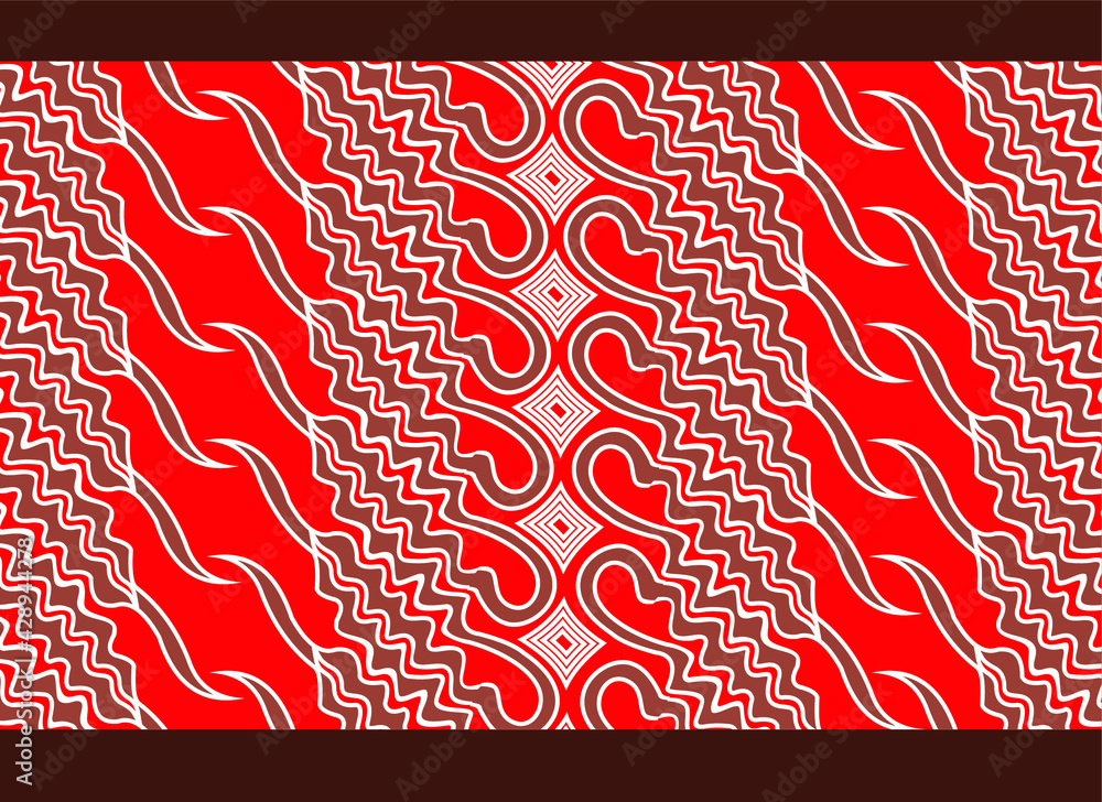 Batik Parang Yogyakarta, in its various development designs. Parang is ...