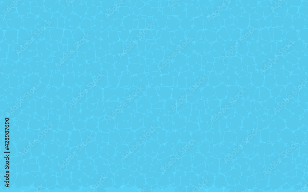 Summer background Blue realistic water texture top view Stock Vector ...