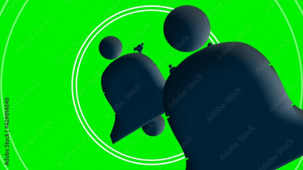 ANIMATED CHURCH BELLS Animated church bells ringing.Green screen/alpha ...