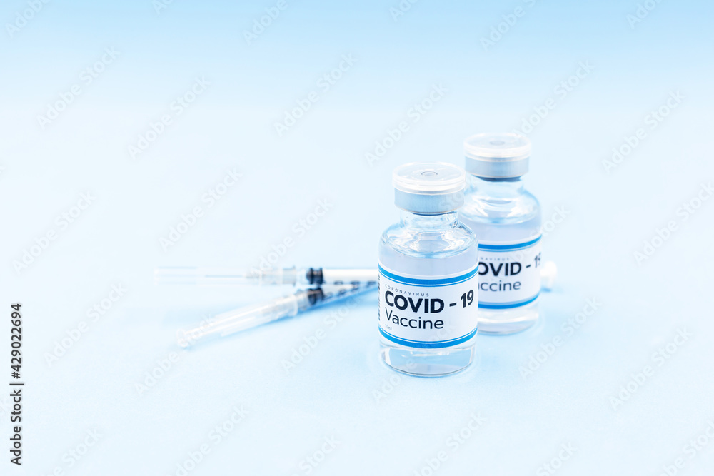 Vaccine and syringe injection, treatment to cure Covid 19 Coronavirus ...