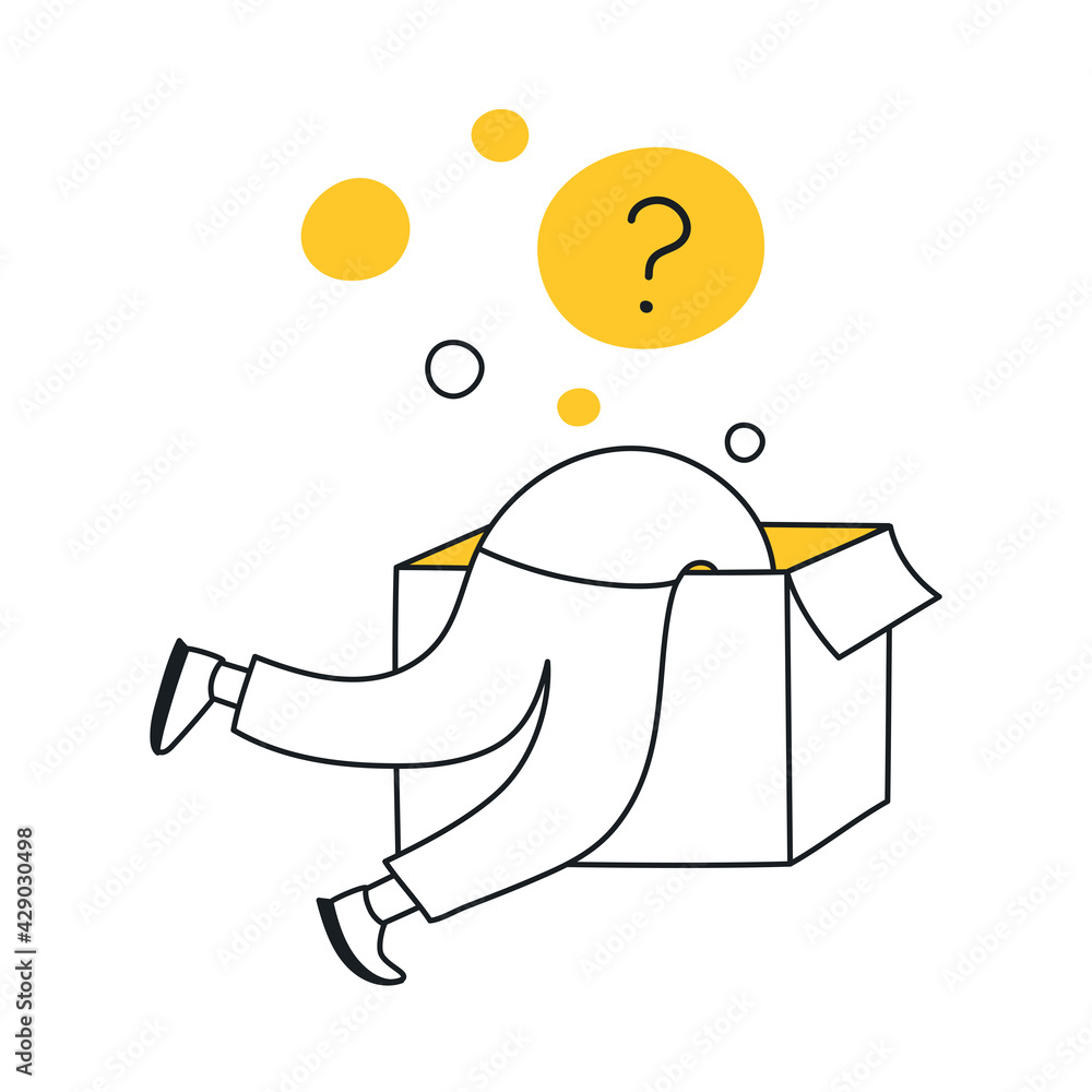 Person Searching Clipart