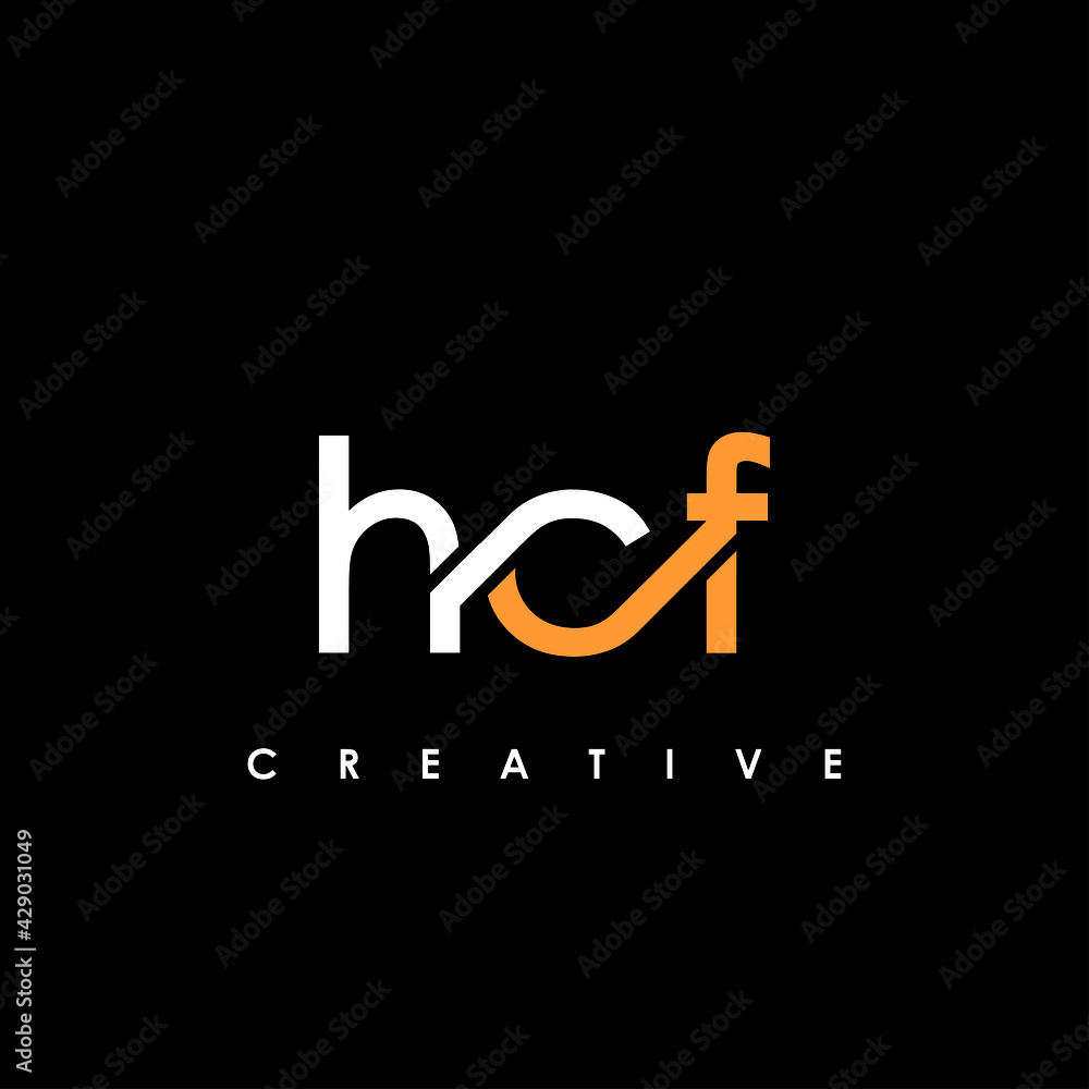 HCF Letter Initial Logo Design Template Vector Illustration Stock ...