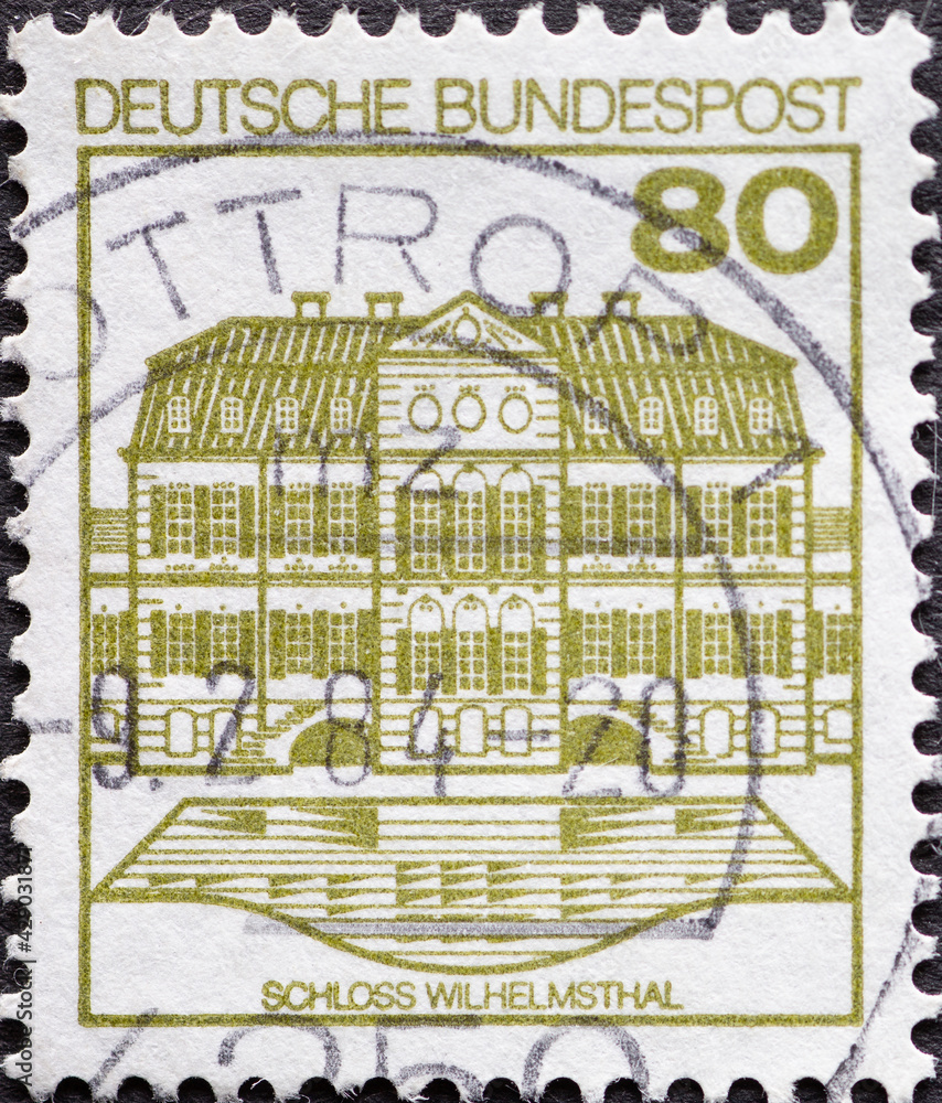 GERMANY - CIRCA 1982 : a postage stamp from Germany, showing historical ...