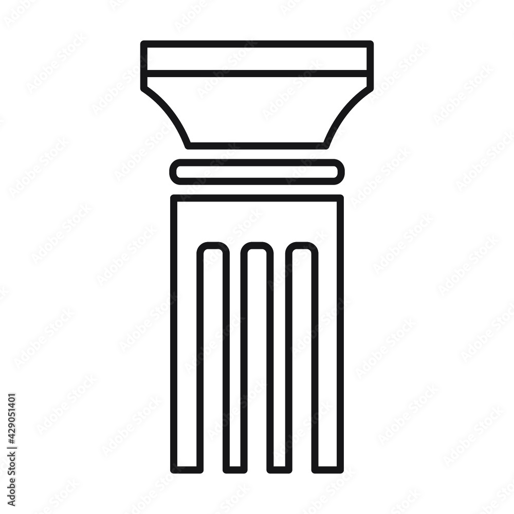 pillar icons . pillar pack symbol vector elements for infographic web ...