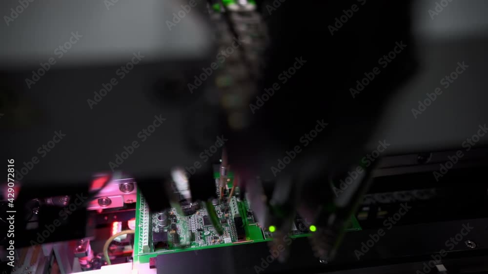 Automatic machine for diagnostics of electronic boards, production ...