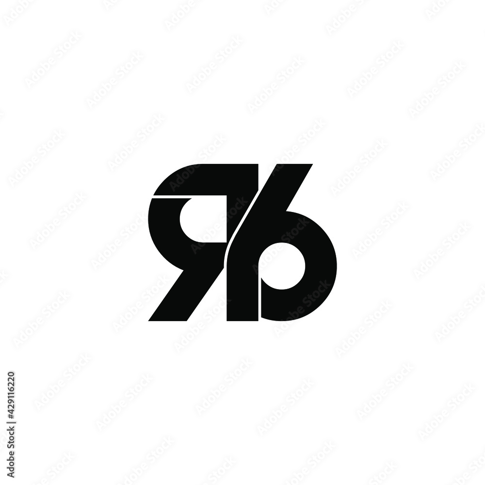 r6 letter original monogram logo design Stock Vector | Adobe Stock