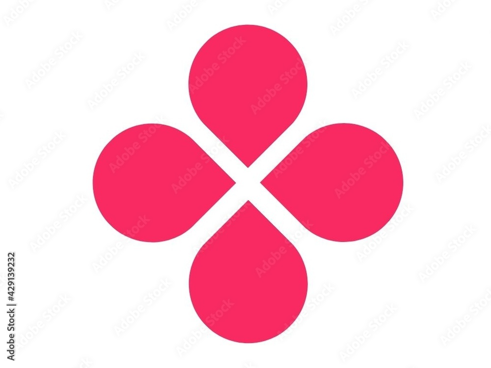 Logo design and flow chart representation or mind map Stock ...