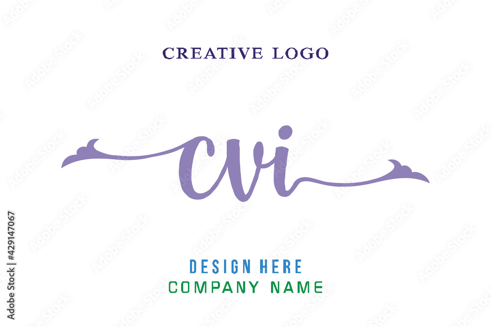 CVI lettering logo is simple, easy to understand and authoritative ...