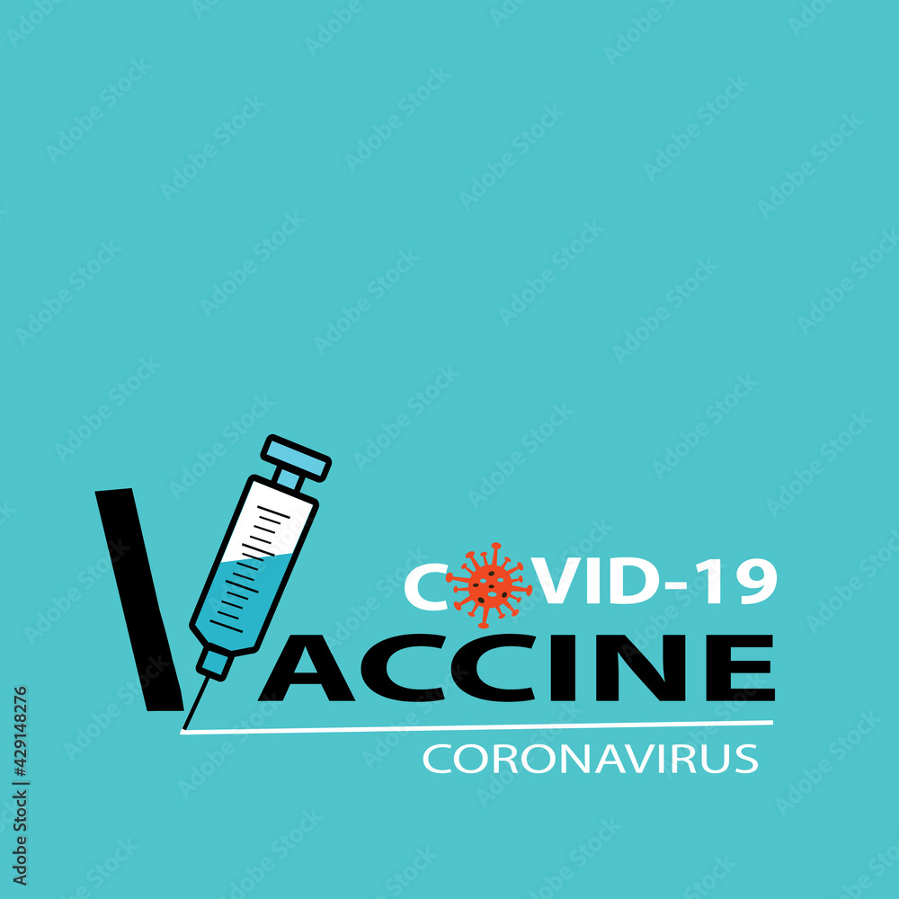 covid-19 vaccine logo icon. illustration of an icon for a vaccine Stock ...