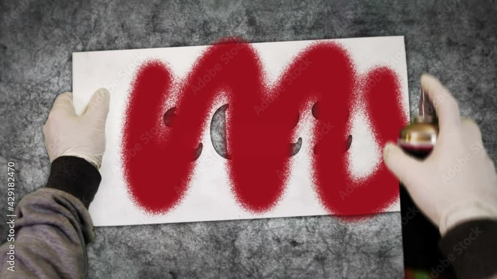 2022 year sign spray painted on the concrete wall. Graffiti concept art ...