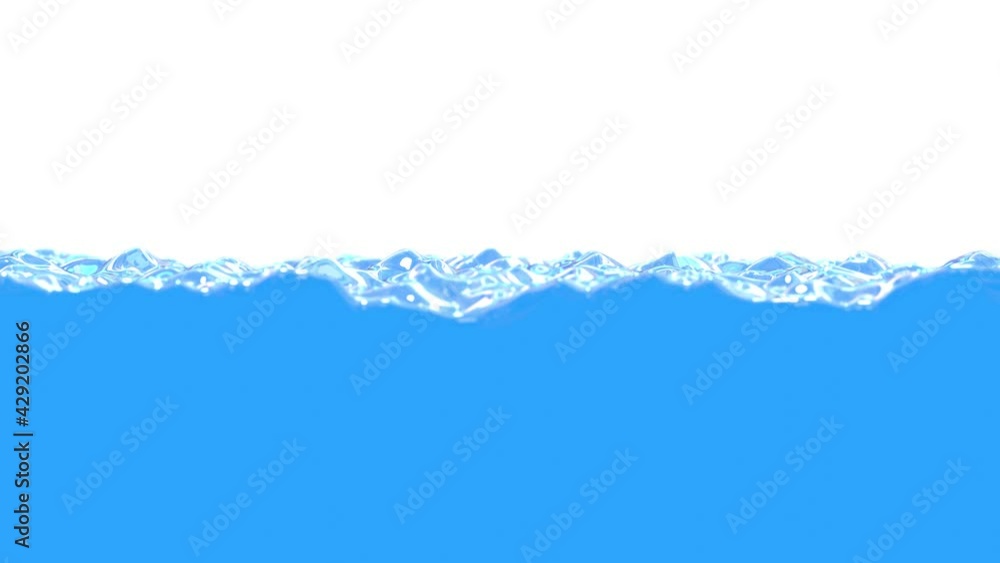 Realistic 60 fps 3D animation of the pouring water screen fill rendered ...