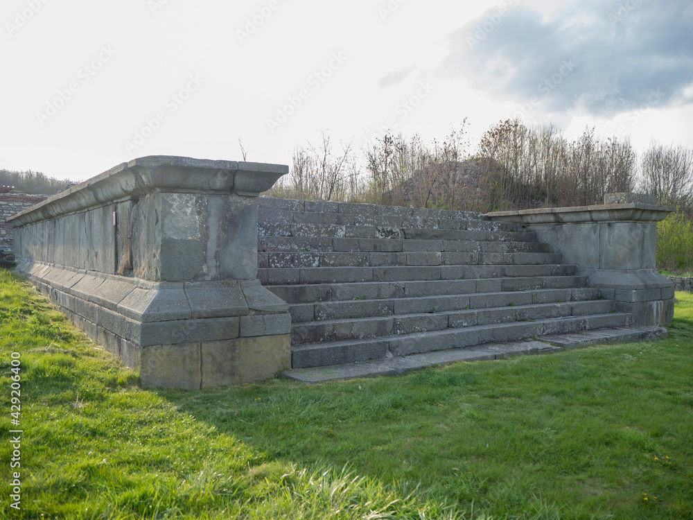 Roman settlement, Felix Romuliana in Serbia, 3rd and 4th centuries ...