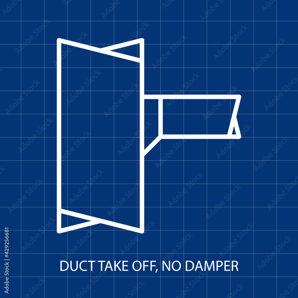 Symbol of Duct Tack Off, No Dapper Vector illustration Symbol of ...
