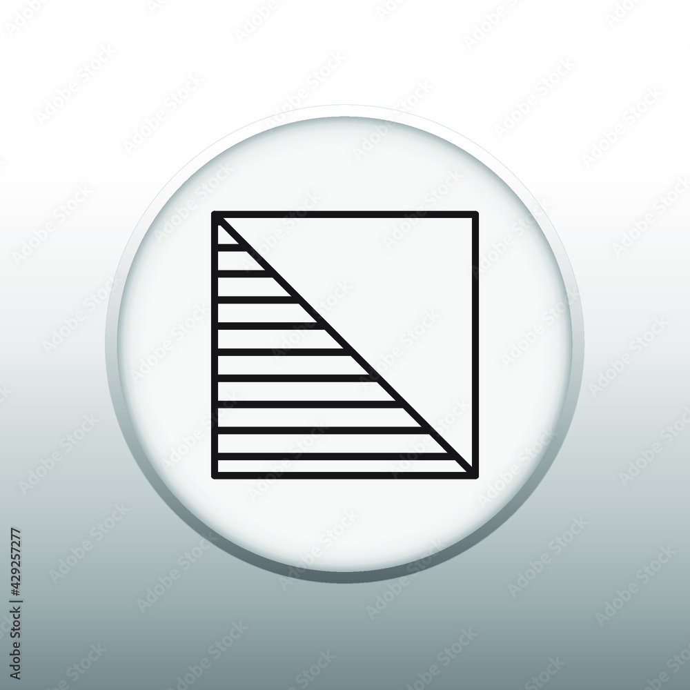 Symbol of Return Air Grille or Exhaust Air Grille Vector illustration ...