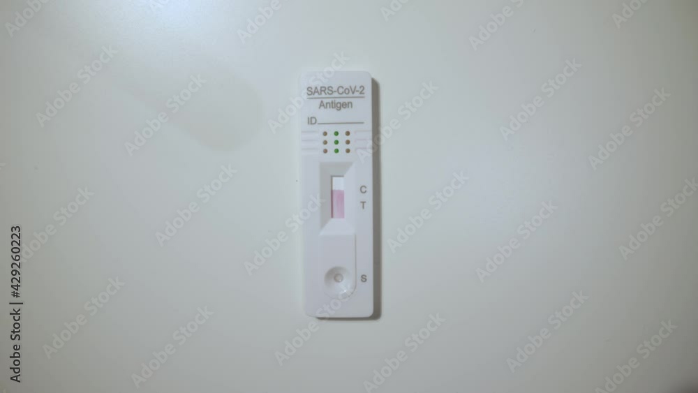 Applying a Corona Rapid Test - Covid-19 Antigen Test - Sars COV 2 ...