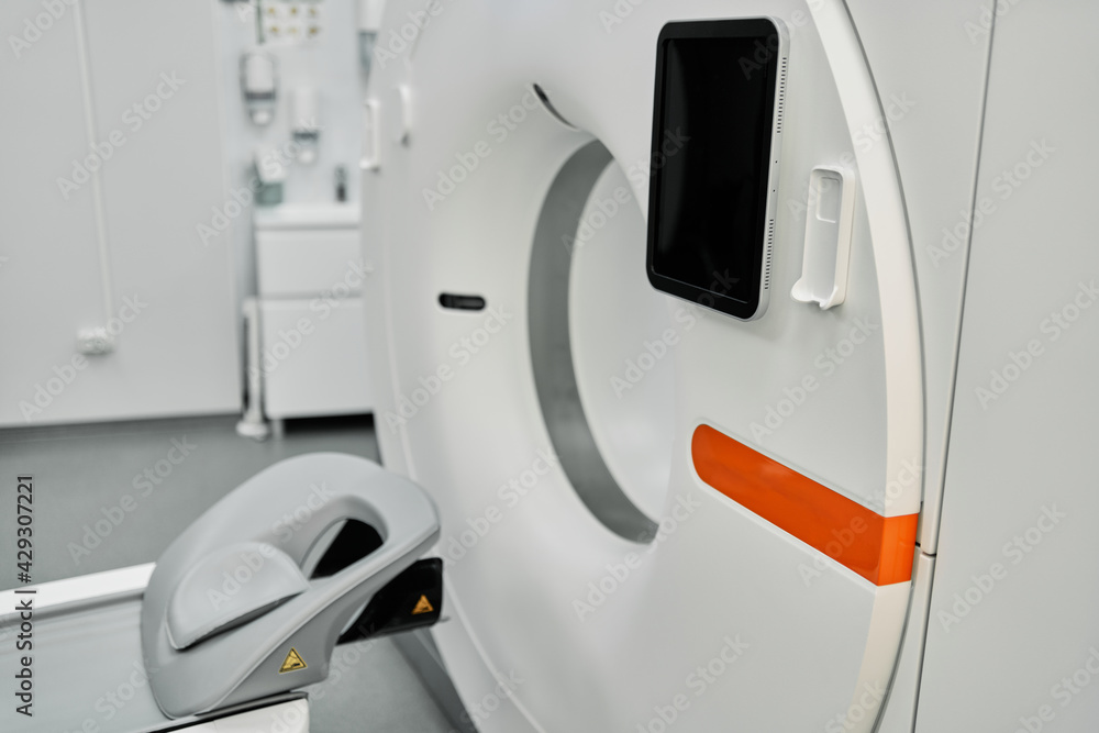 MRI - Magnetic resonance imaging scan device in Hospital. Medical ...