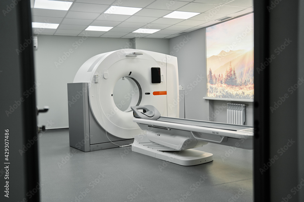 MRI - Magnetic resonance imaging scan device in Hospital. Medical ...