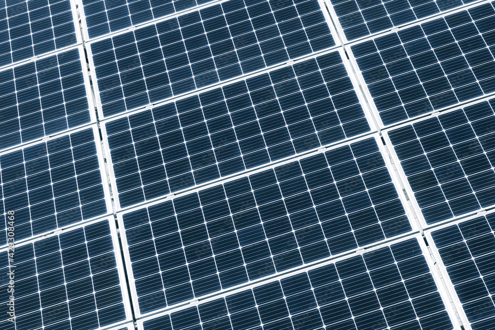 Solar panel texture. Environmental technology. Green eco power supply ...