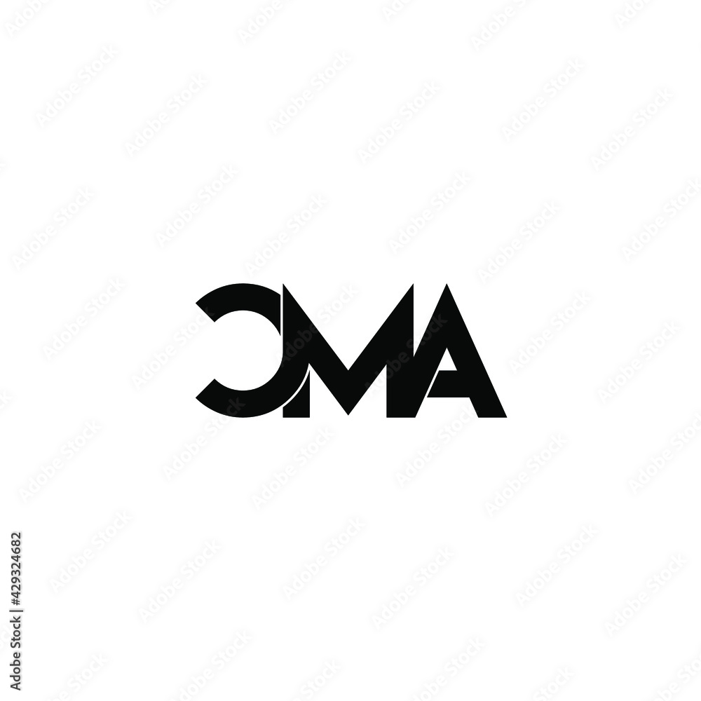 cma letter original monogram logo design Stock Vector | Adobe Stock