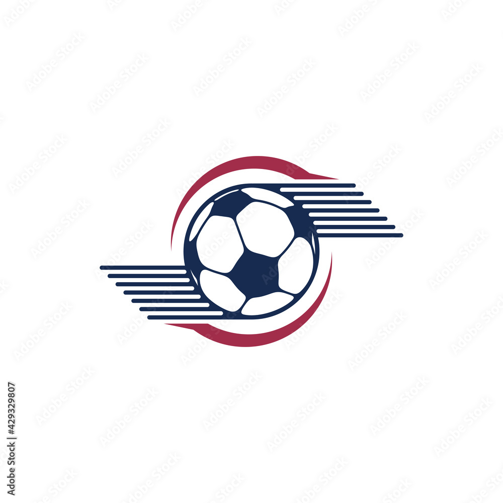 Soccer logo design vector illustration, Creative Football logo design ...