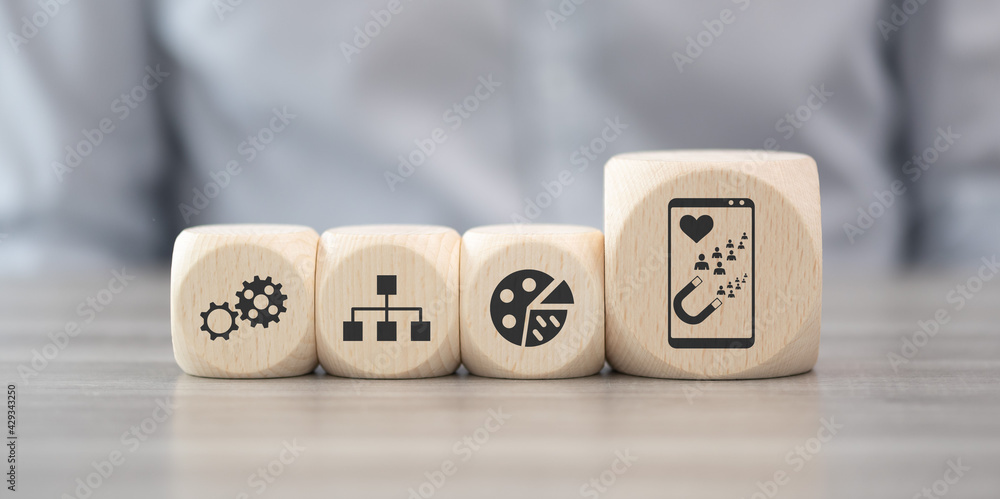 Concept of followers Stock Photo | Adobe Stock