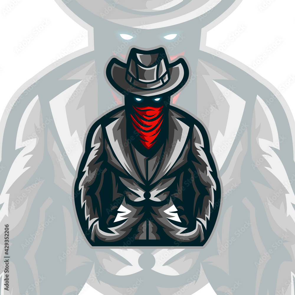 Vector Mafia Boss mascot illustration Stock Vector | Adobe Stock