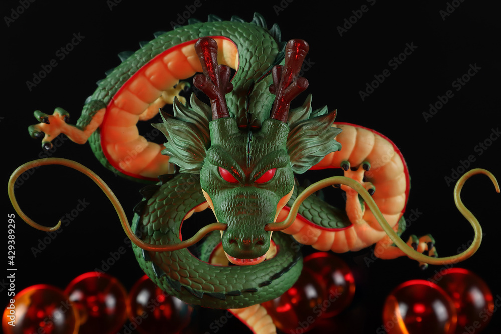 dragonball Z model figure of Chen Long , a powerful dragon rising from ...