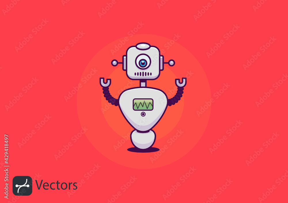 Robot scared OMG. Cyborg Oh my God emoji. Frightened Robotic man. robot ...