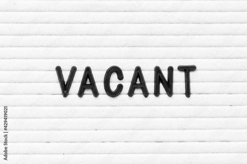 Vacant Word