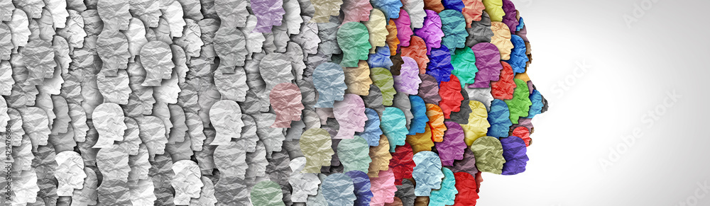 Demographic change and changing demography as a large group of people ...