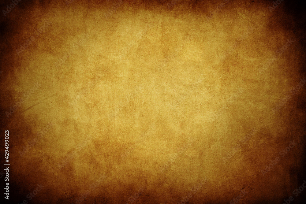Golden vignette textured background - Free space for your text, copy ...