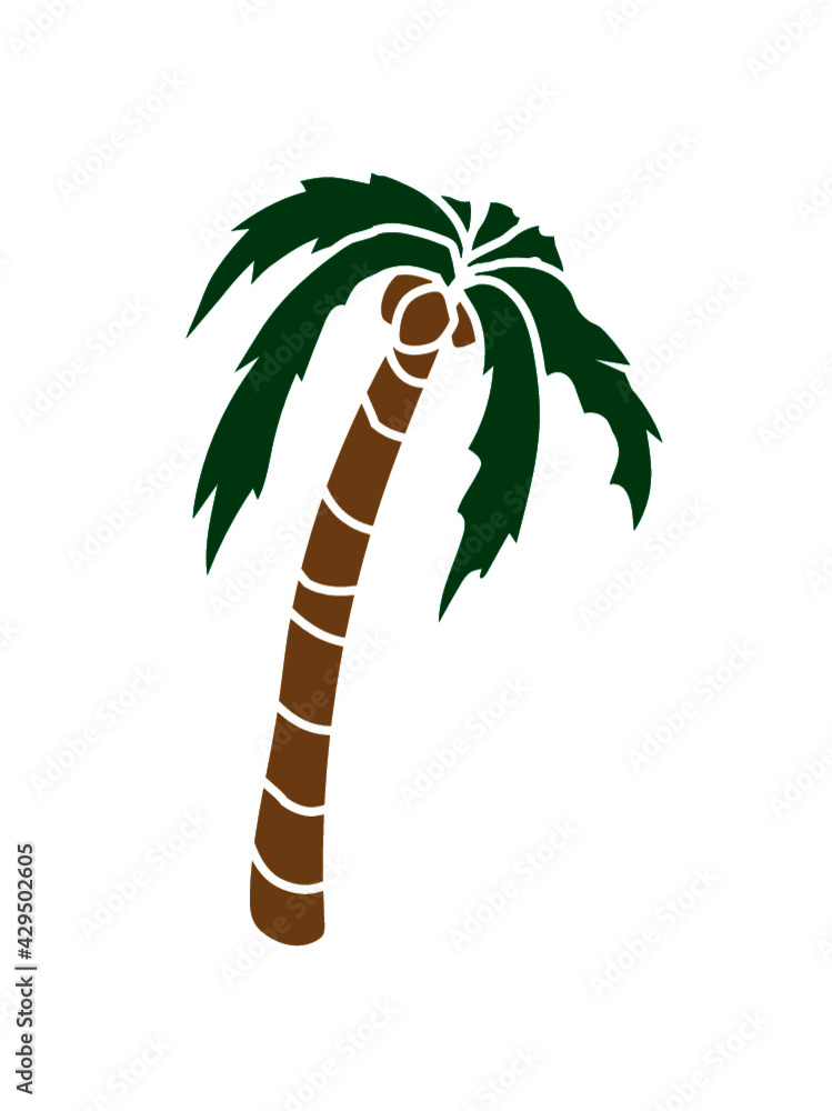 Clipart Palme Design Stock Vector | Adobe Stock