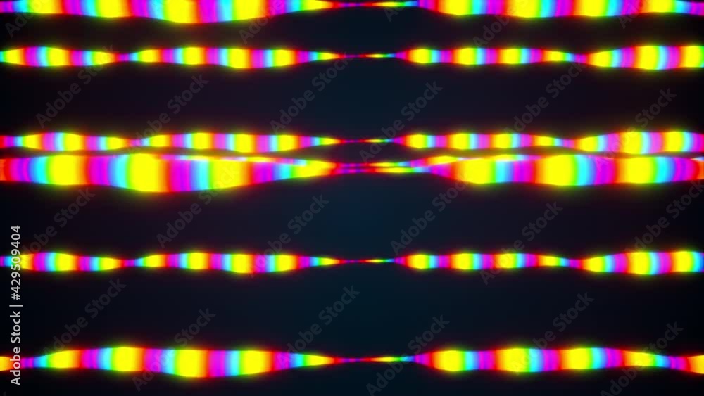 Decorative rounded lines 3d render thin and thickened connections ...