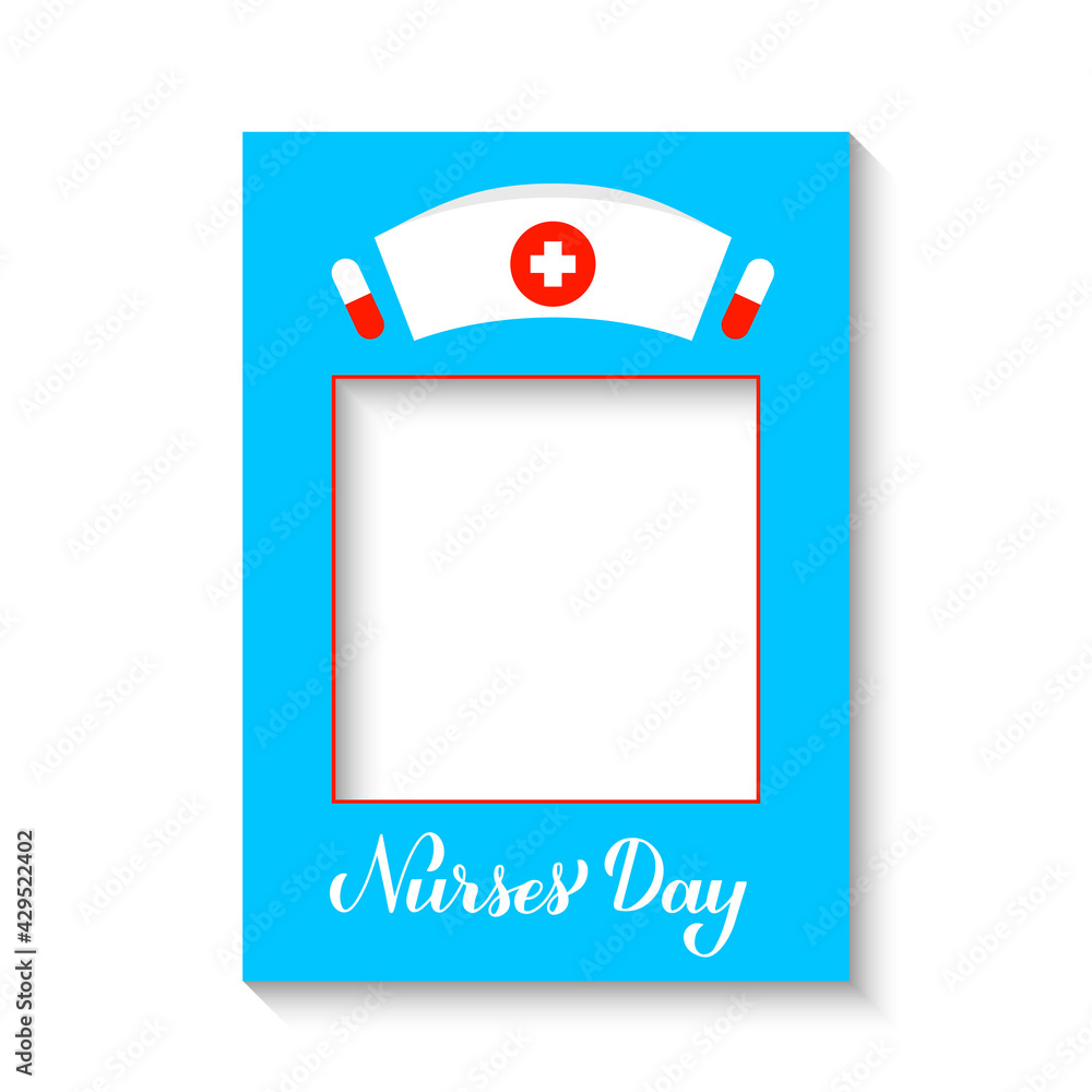 Nurses day photobooth frame. Photo booth props. Medical party ...