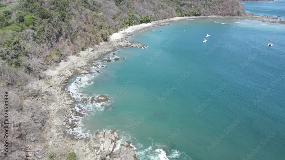 Playa Vivos also known as Playa Muertos in Tambor Bay, Costa Rica Stock ...