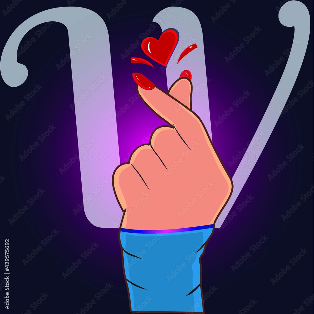 Women Empowerment Vector Illustration With Love Symbol vector de Stock ...