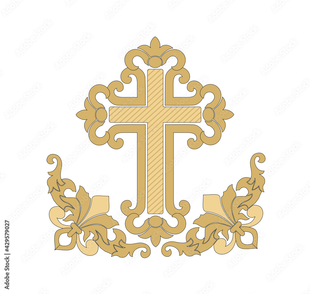 GOLD EMBROIDERY FOR LITURGICAL CLOTHES AND SACRED CEREMONIES. SACRED ...