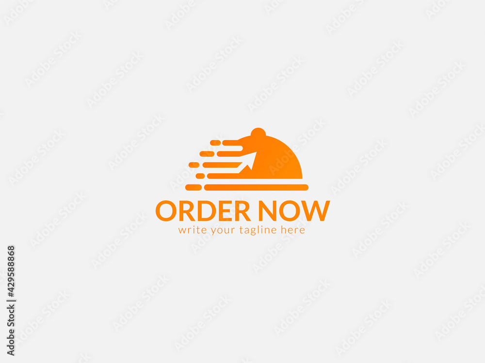 food ordering logo design, online food ordering logo, food logo design ...