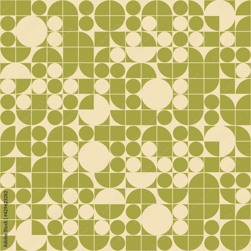 Groovy 1970s Supergraphics Style Repeat Pattern With Geometric Shapes. Funky Retro 70s Geometric ...