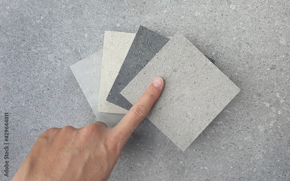 interior stone tile samples swatch in grey ,dark grey ,ivory and beige ...